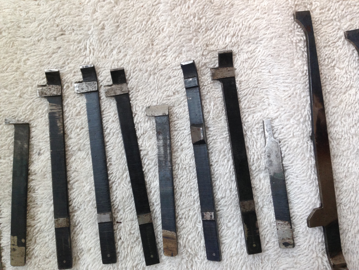 Rifle Inletting Tool 13 Pieces Wood Handle Vintage / 0802-2 For Sale at ...