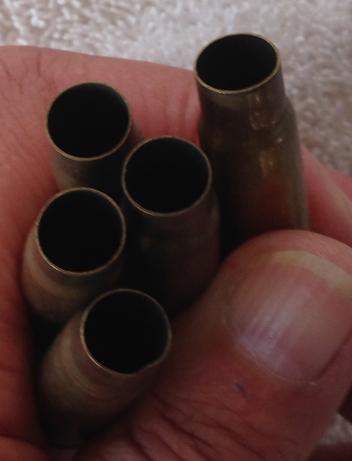 Imi 7.62 X 39 Once-Fired Brass Cartridge Cases 18 Count Reloading ...