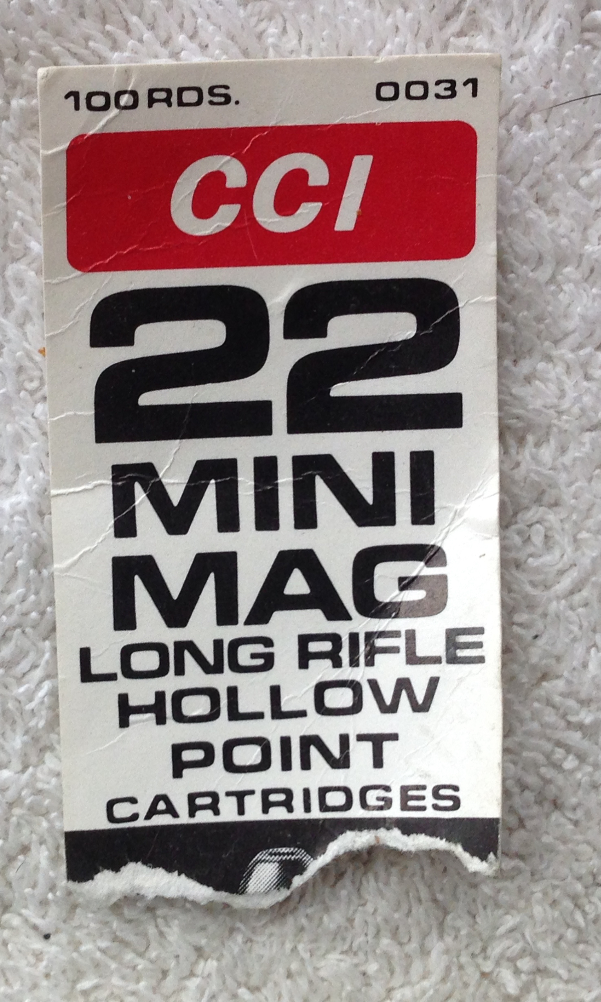 Cci Ammunition .22 Lr Long Rifle Mini Mag Hollow Point Rimfire ...