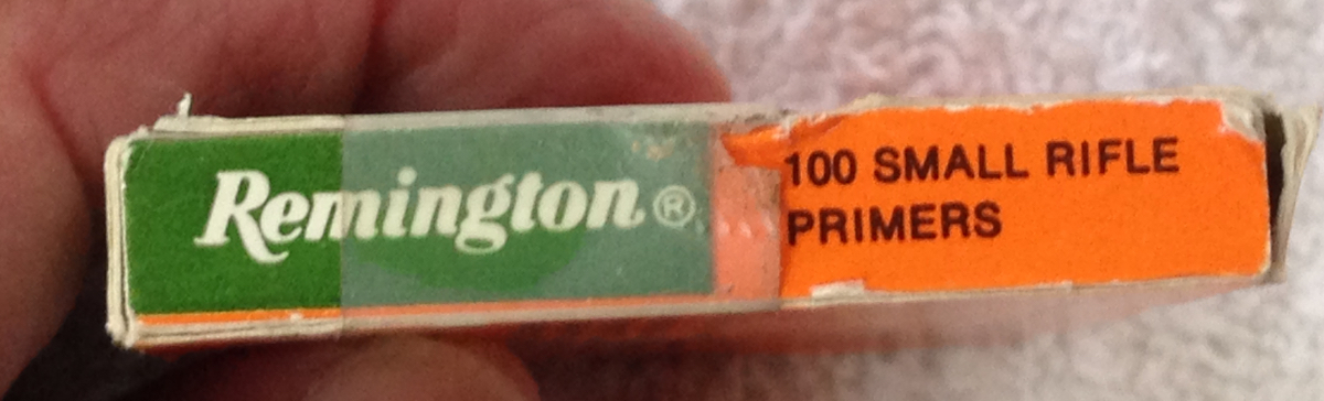 Remington No. 7 1/2 Small Rifle Bench Rest Primers 10 Count / 0522-3 ...