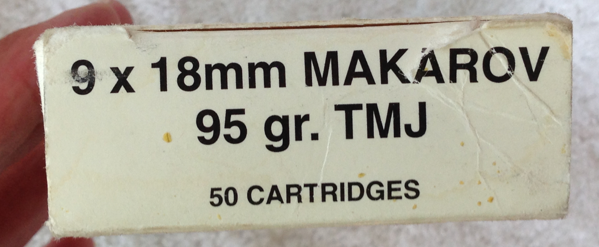 CCI Ammunition 9X18 MAKAROV 95 GRAIN TMJ ROUND NOSE BULLET AMMUNITION ...