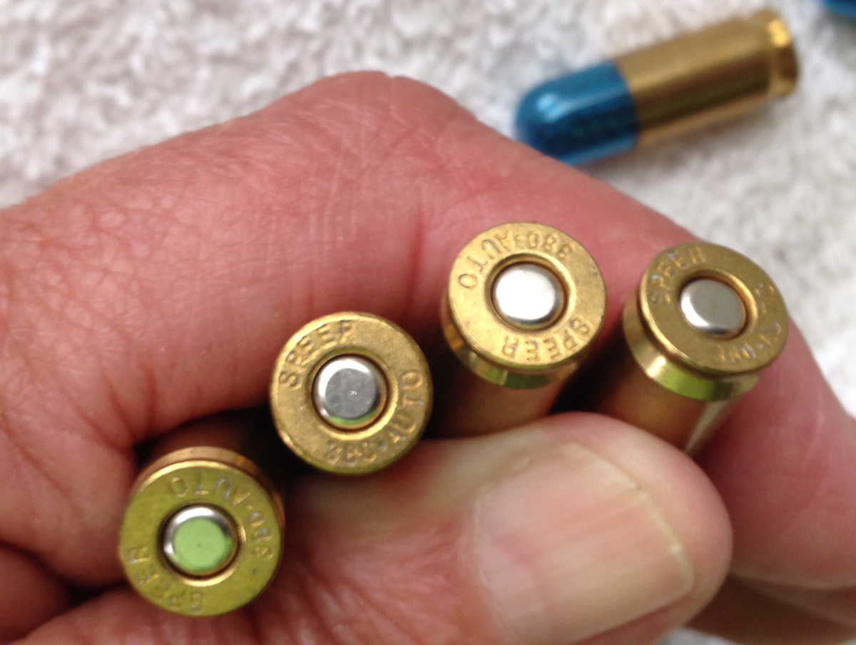 .380 ACP .380 AUTO SHOTSHELLS SPEER BRASS CASES SHOT SHELLS 17 count ...