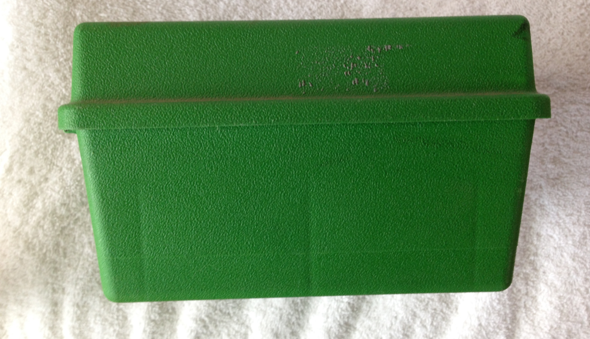 Mtm Case-Gard R 100 R100 Ammo Box Green Used With Black Handle Holds ...