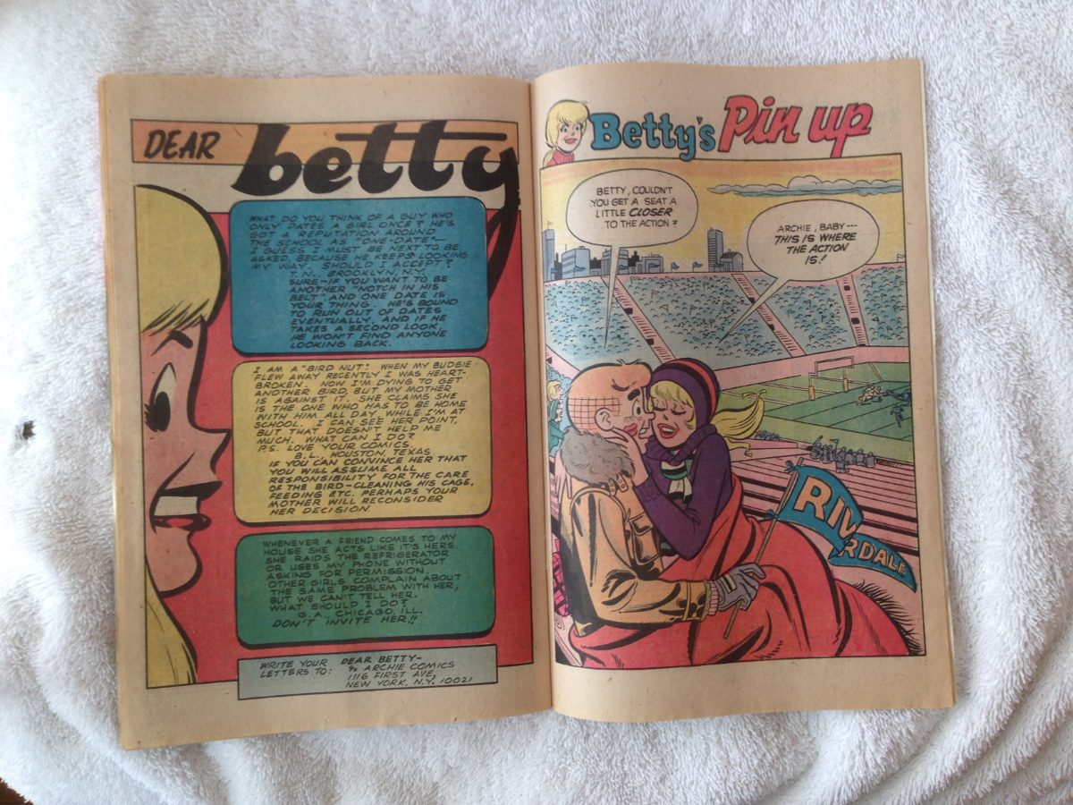Archie Series Betty And Me Comic Book No. 93 06970 May 1978 Tutor ...