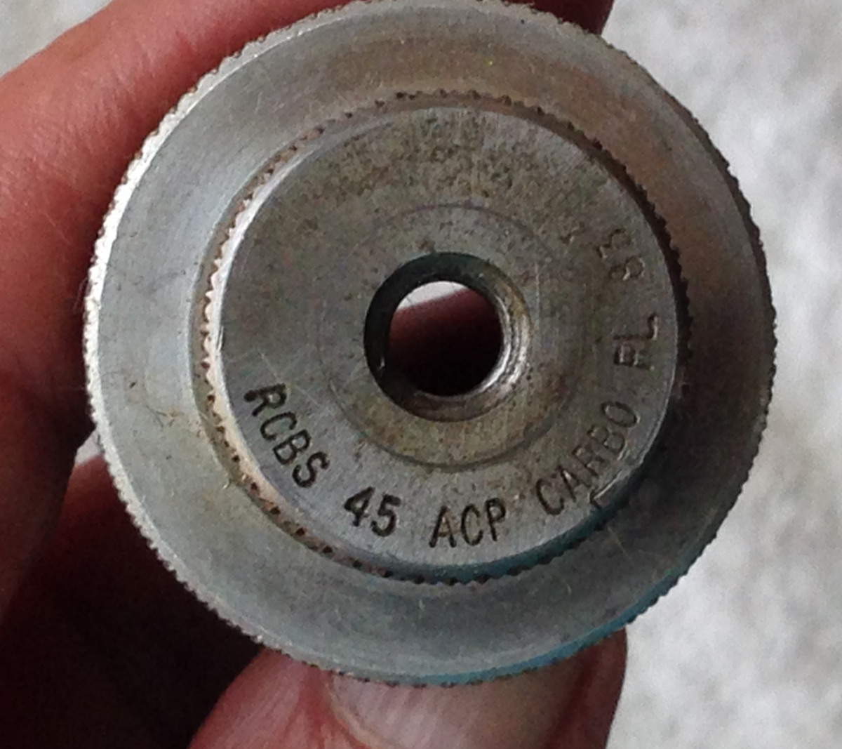Rcbs .45 Acp Carbo Fl 35 Die - Reloading Tool / Equipment / 0602-3 .45 ...