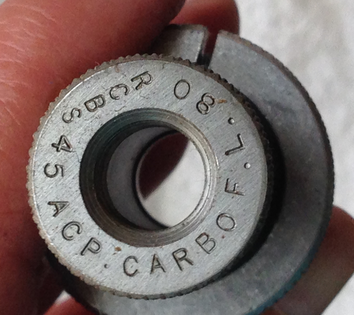 Rcbs .45 Acp Carbo Fl 80 Die - Reloading Tool / Equipment / 0602-3 .45 ...