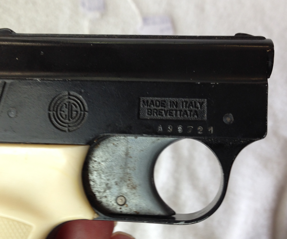 .22 Caliber Blank Firing Starter Pistol Mondial Brevettata Model 1900 ...