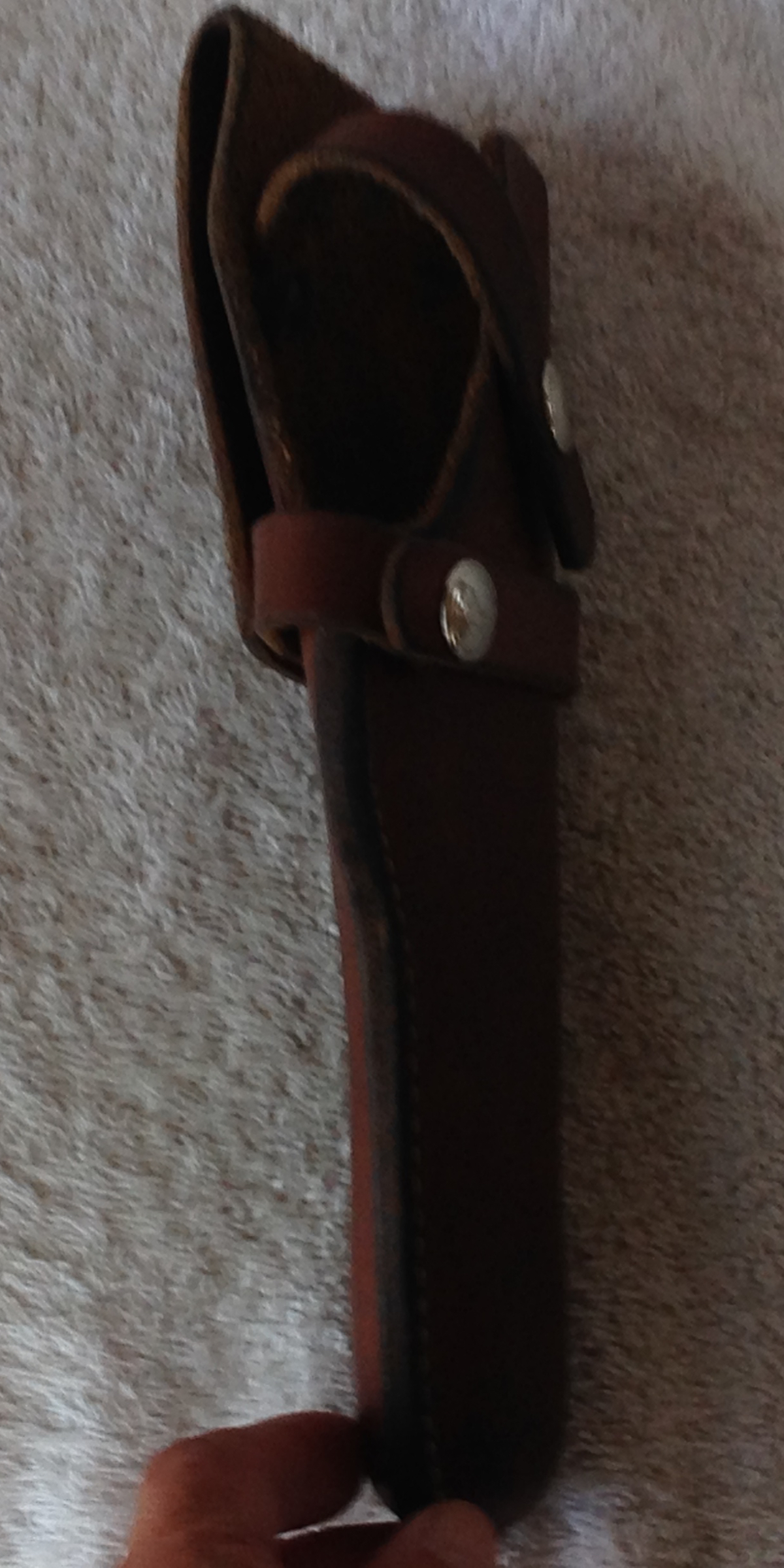 Hunter Leather Holster 1100 5 Belt Slide Rivets Snaps / 0607-3 For Sale ...