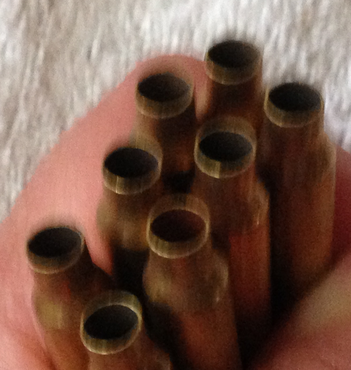 Federal .223 Rem Brass Cartridge Cases 7 Primed 17 Once Fired 24 Count ...