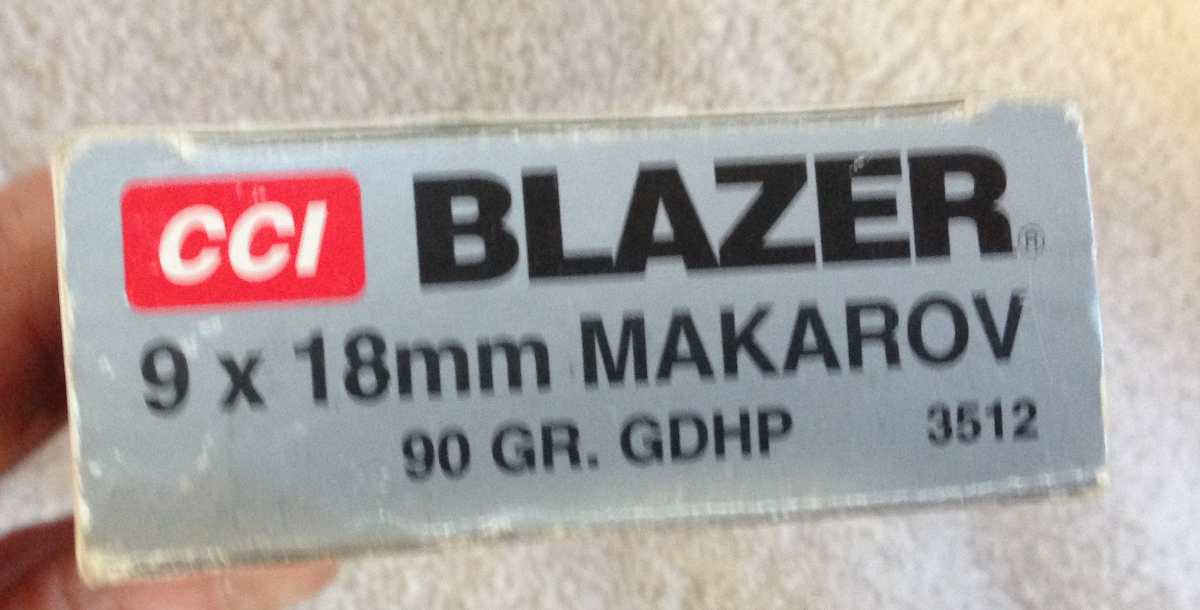 Cci Ammunition Cci Blazer 9 X 18mm Makarov 90 Grain Gdhp Gold Dot ...