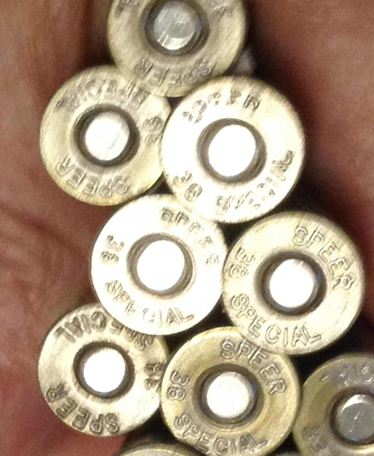 SPEER .38 SPECIAL SHOTSHELLS SHOT SHELLS NICKEL-PLATED CARTRIDGE CASES ...