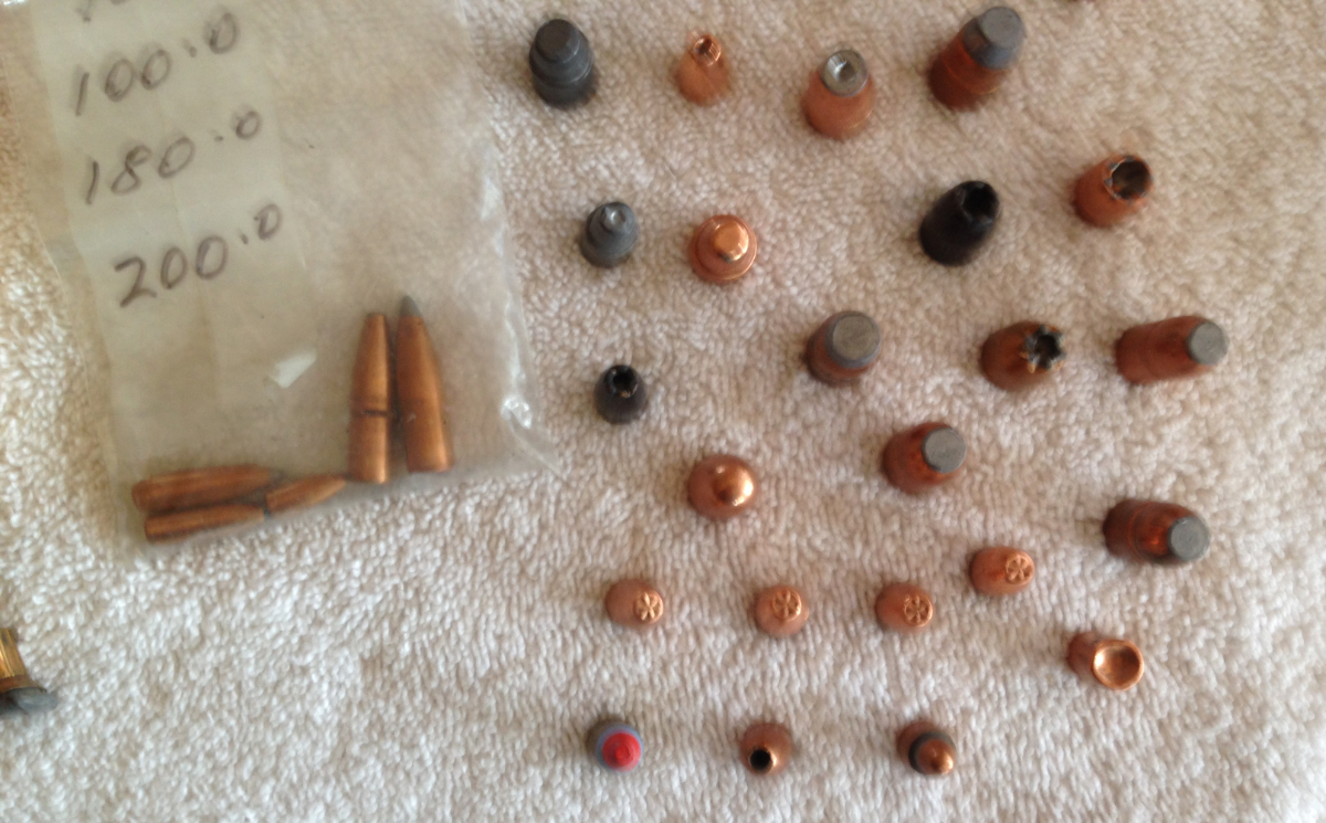 Mixed Bag Of 95 Bullets Variety Pack 50 Bmg Down To 22 Rifle & Handgun ...