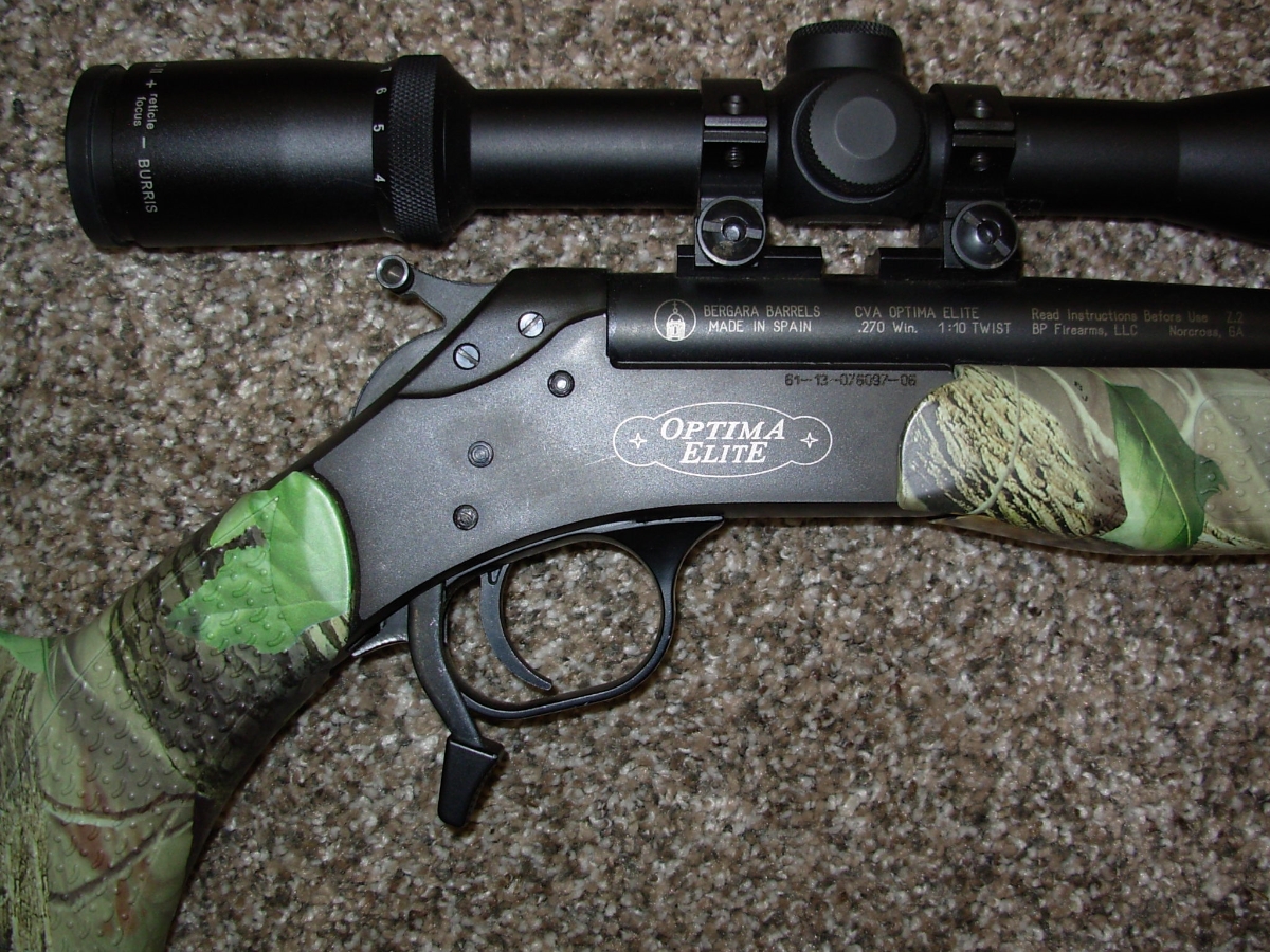 Cva Optima Elite Single Shot 270win Real Tree .270 Win. For Sale at ...