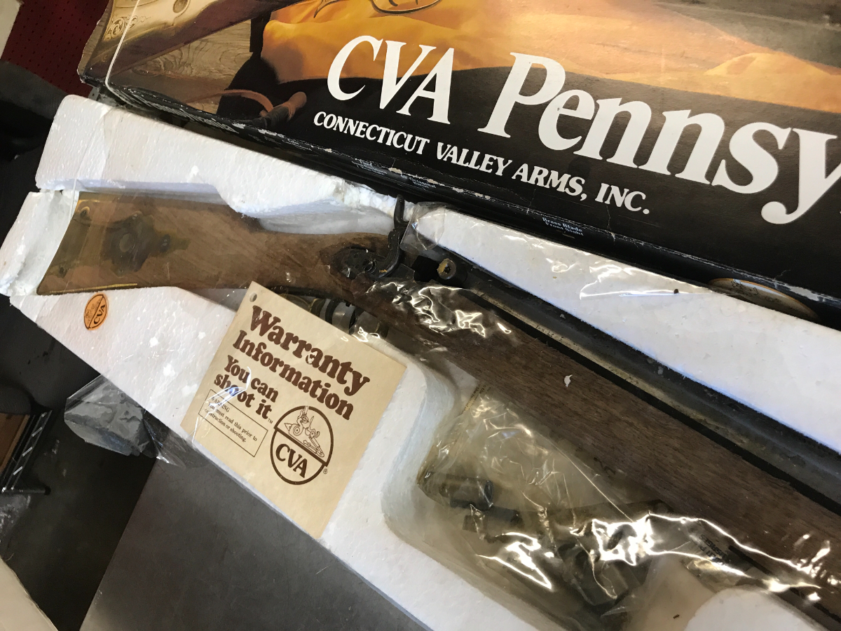 Cva Pennsylvania Long Rifle Kit Vintage Black Powder .50 Cal For Sale ...