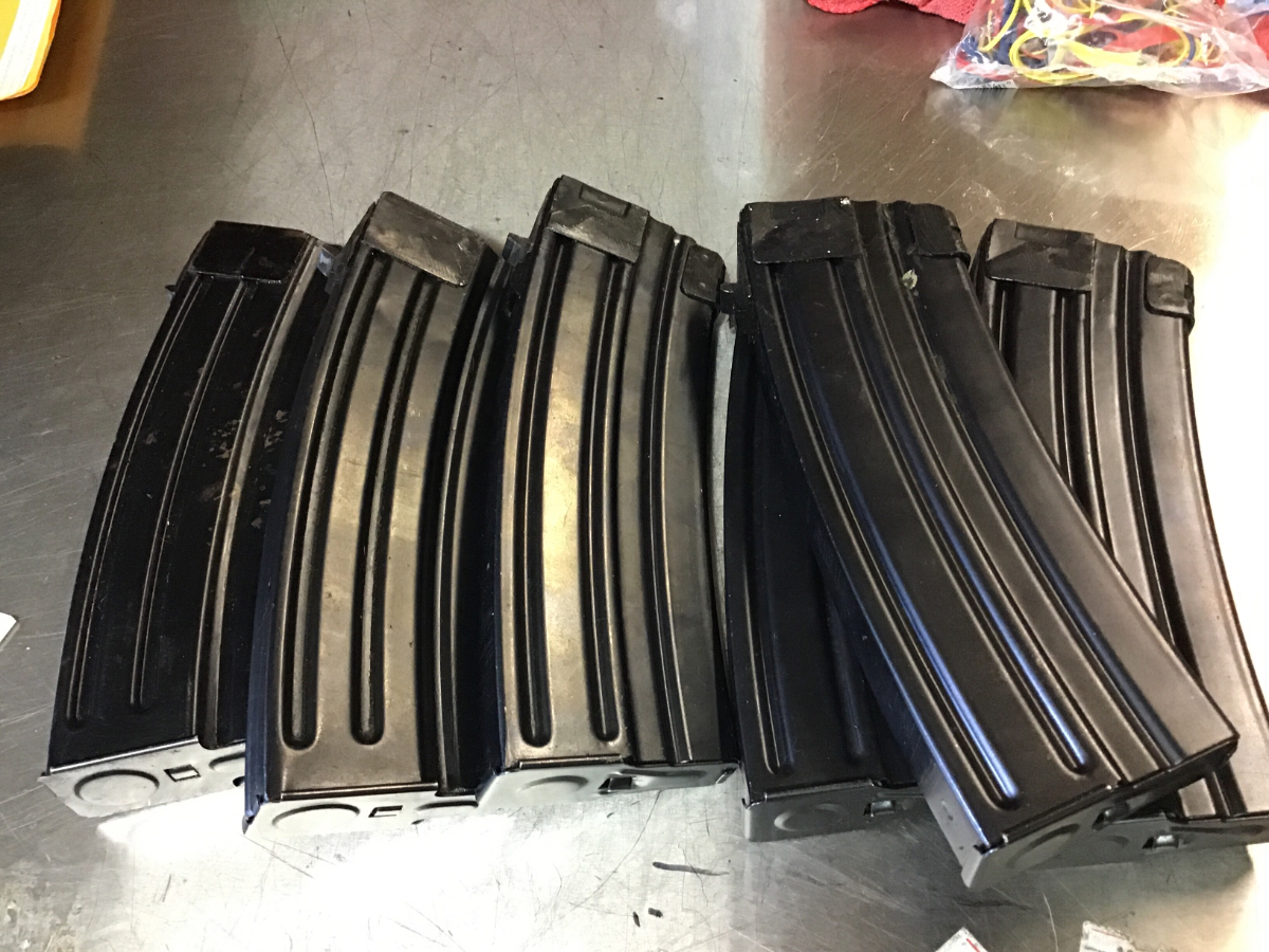 6 Valmet Magazines Mag from altered Ak .223