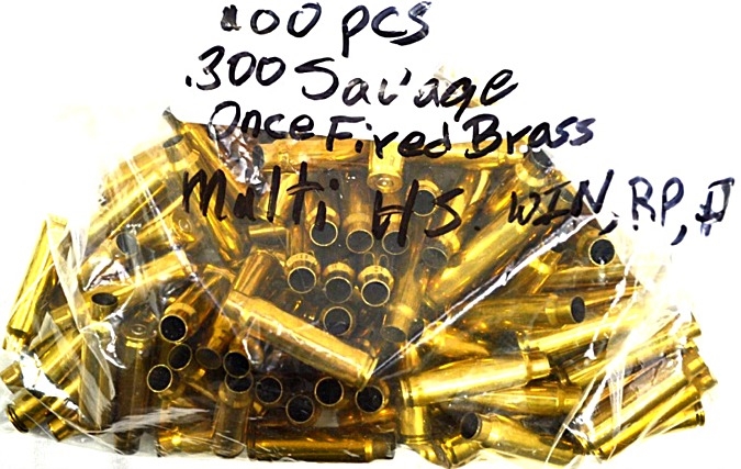 .300 Savage Once Fired Brass, 387 Pcs. .300 Savage For Sale at ...