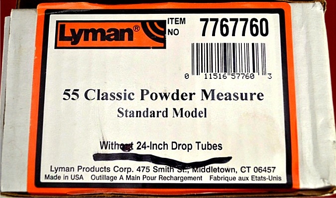 Lyman Model 55 Powder Measure For Black Powder For Sale at GunAuction ...
