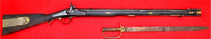 Nepalese Original Brunswick P-1837 Percussion Two Groove Infantry Rifle ...