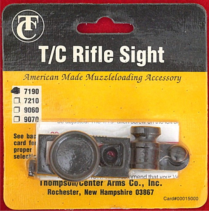 Thompson Center Arms Vintage Vernier Tang Sight No. 7190 For Sale at ...