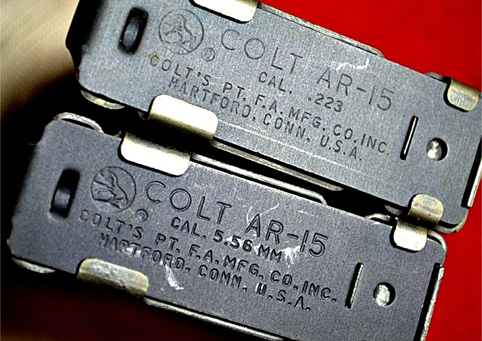 2 Used Pre-Ban Original Colt Ar15 20 Round Magazines, Metal Followers ...