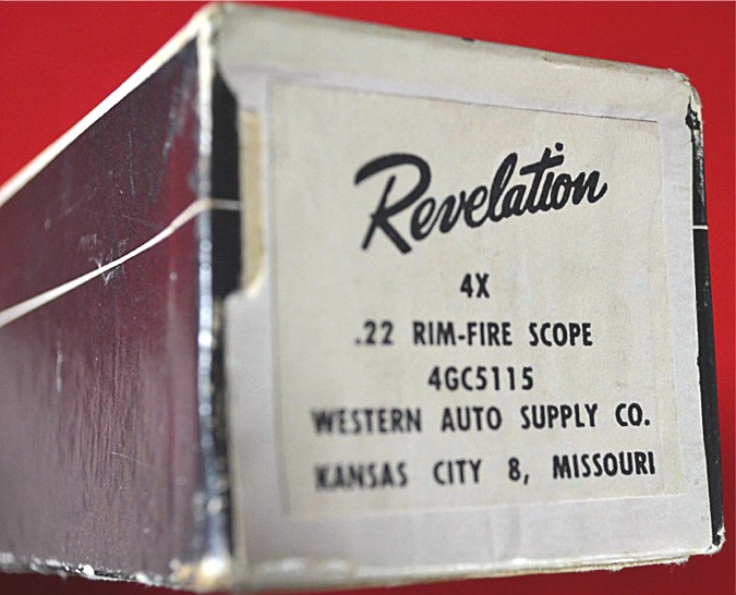 Western Cartridge Company Vintage Western Auto REVELATION 4x .22 Rim ...