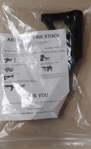 Bump Fire Systems Bump Stock For Ar-15 - Brand New For Sale at ...