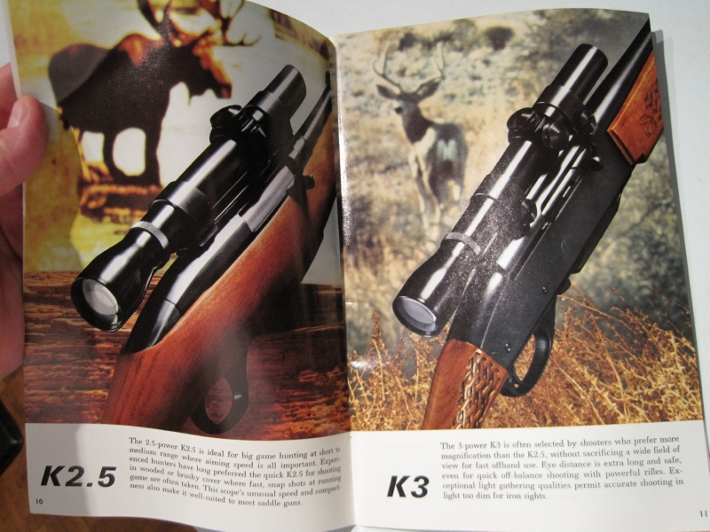 Weaver 1968 Scope Catalog K2.5 K8 K12 V7 V12 For Sale at GunAuction.com ...