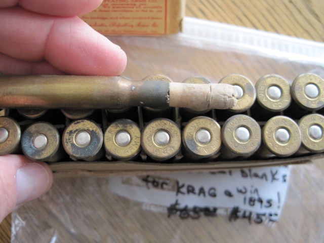 Winchester .30 Army 2 PC Box Paper Bullets Blanks 11651688 - GunAuction.com