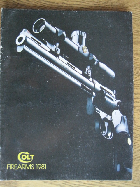 Colt 1981 catalog Diamondback Ace Python AR-15