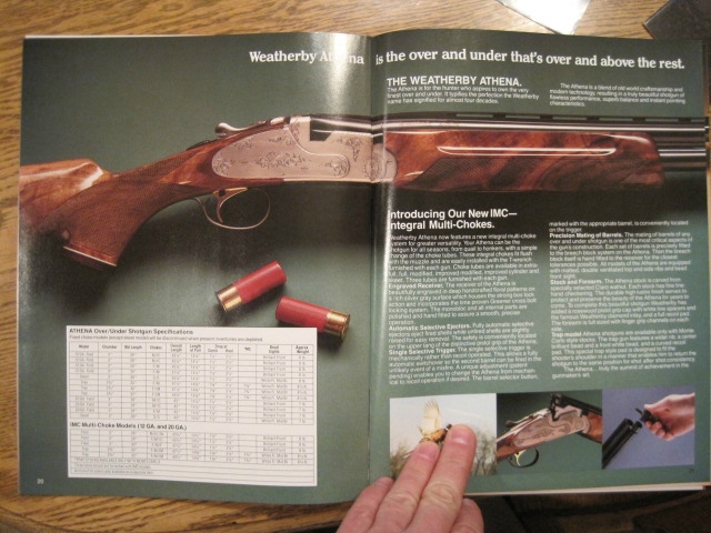 Weatherby 1985 ORIGINAL catalog Mark V XXII 13816511 - GunAuction.com