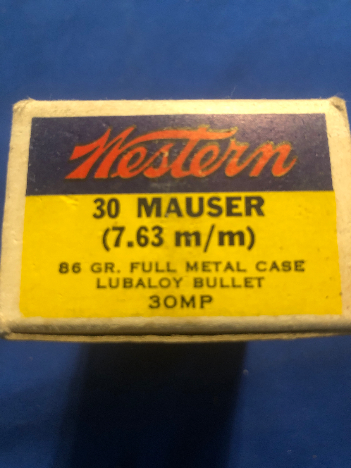 Western 30 Mauser Full Box 30 Mauser For Sale at GunAuction.com - 17136878