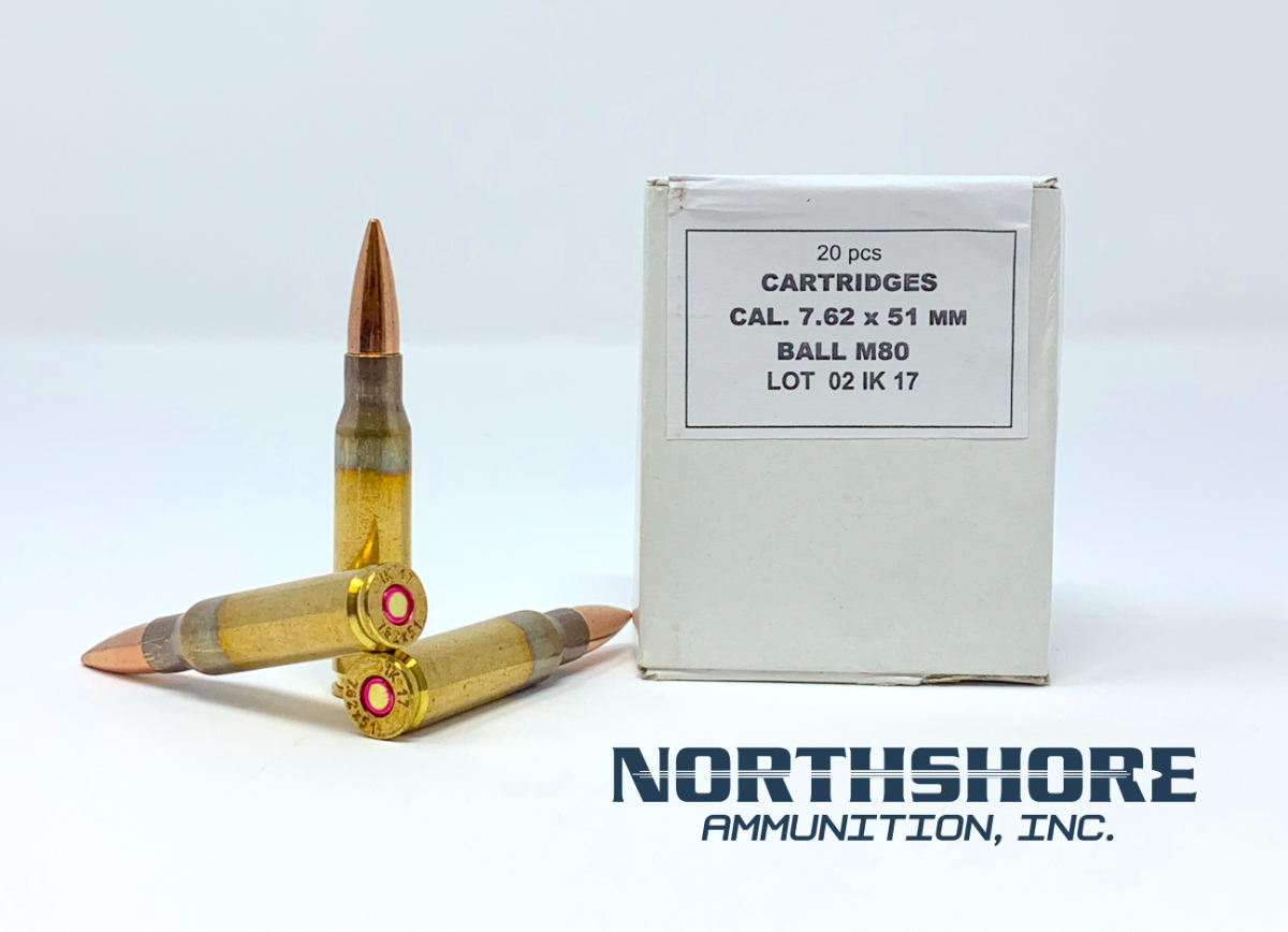 Igman 7.62x51 Mil Spec Ball M80 .308 7.62 Nato For Sale at GunAuction ...
