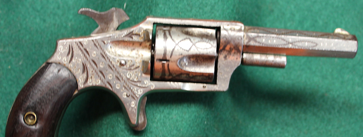 N. Y . Pistol Co. Lo Star Engraved Spur Trigger Grips # To The Gun ...