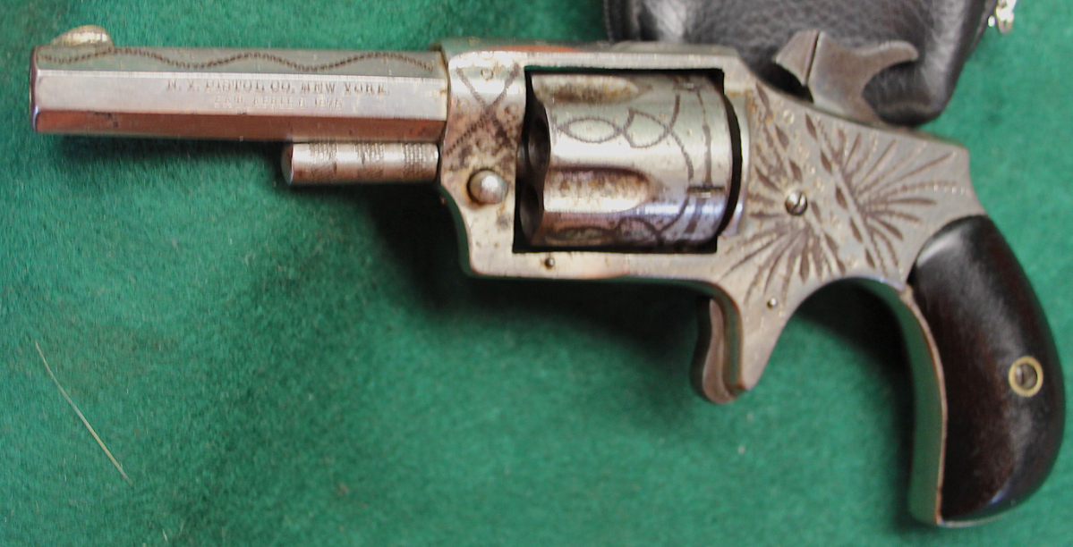 N. Y . Pistol Co. Lo Star Engraved Spur Trigger Grips # To The Gun ...