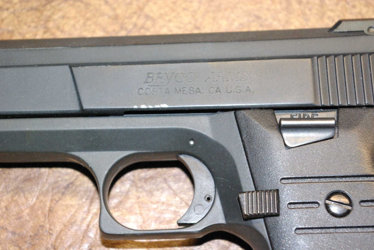 Jennings/Bryco Jennings Nine-Ca 3 5/8" Barrel Adjustable Rear Sight 9mm ...