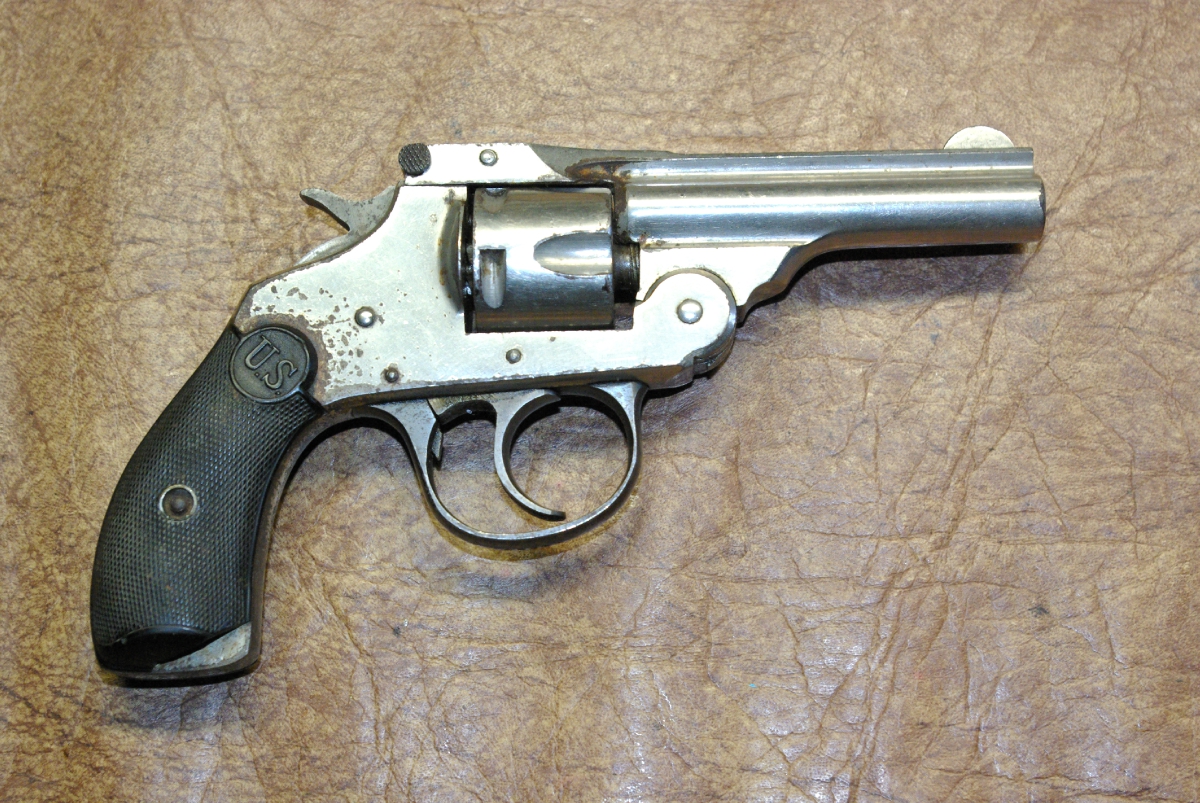 U.S. Revolver Co. Double Action/Single Action Nickel Plated 5 Shot .32 ...