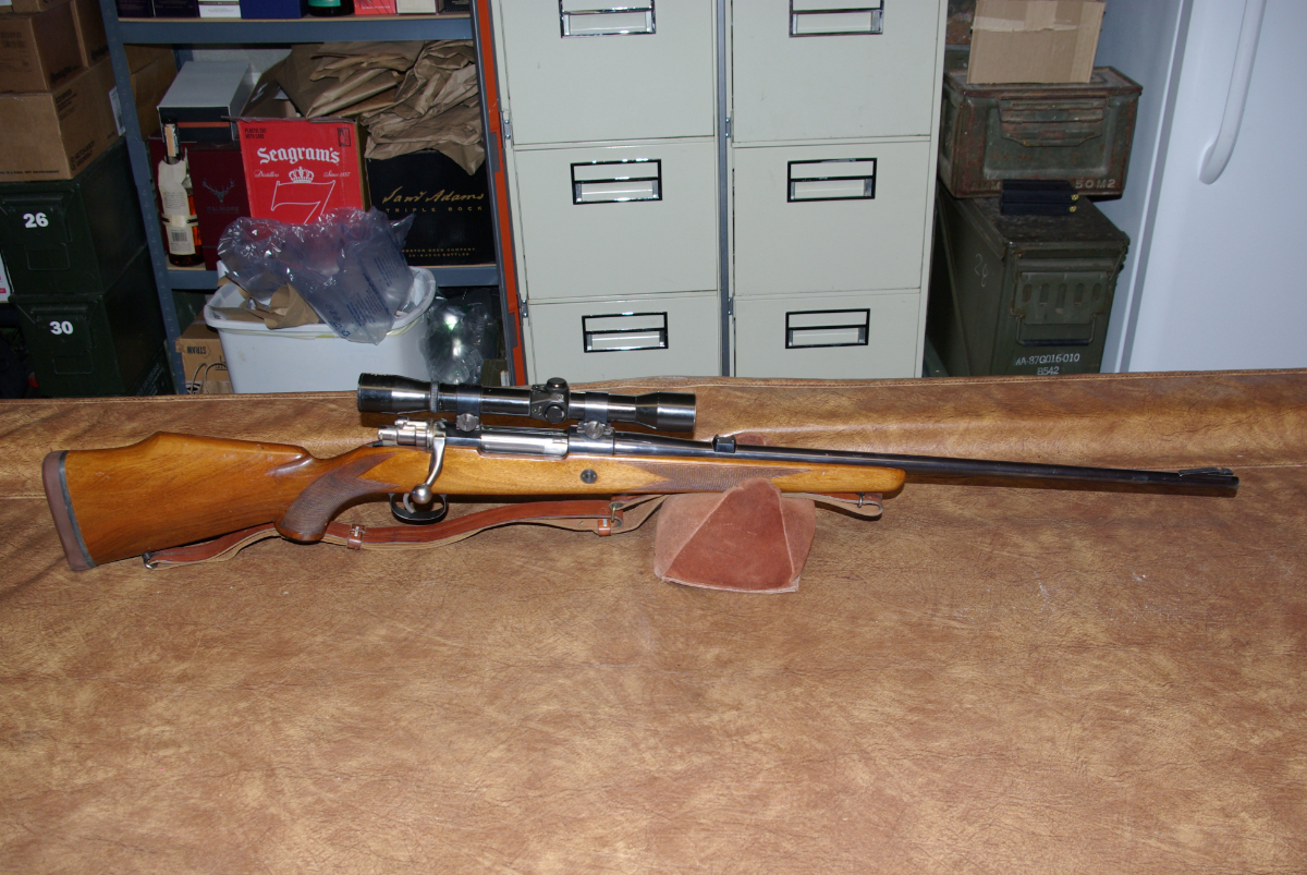 Sako Mauser (Fn 98 Manufactured Receiver) Blue Steel Adjustable Trigger ...