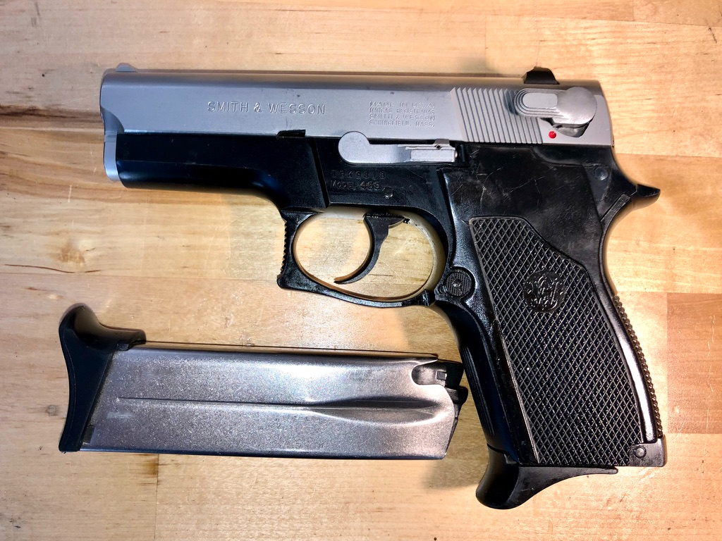Smith & Wesson S&W 469 Mini Gun Two Tone Blued And Stainless High Cap ...
