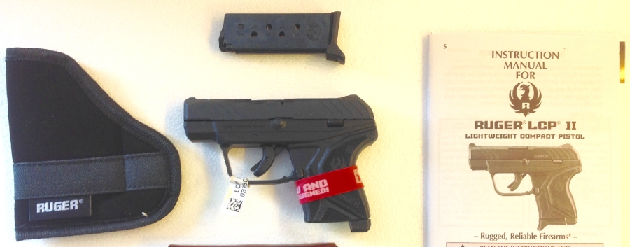 Ruger Lcp Ii-Dao Pistol,Nib,+ Wallet Holster-Ideal Ccw .380 Acp For ...