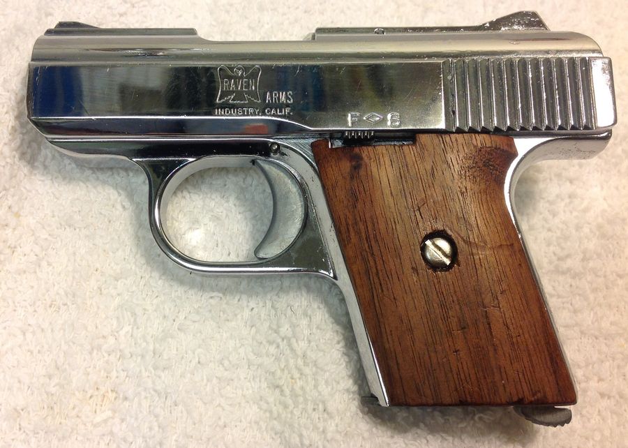 Raven Arms P25, 7 Rd Pocket Pistol,Made In U.S.A. Cool Pistol .25 Acp ...