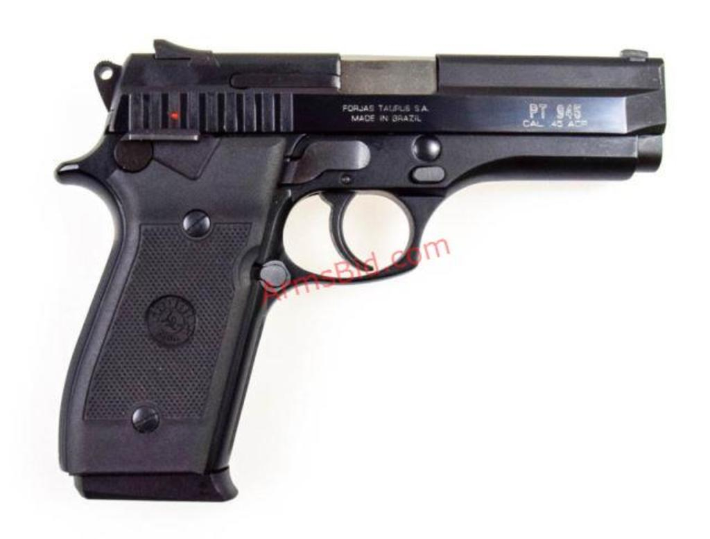 Taurus Model Pt945 Full Size Pistol W/2 Mags In Excellent Condition ...
