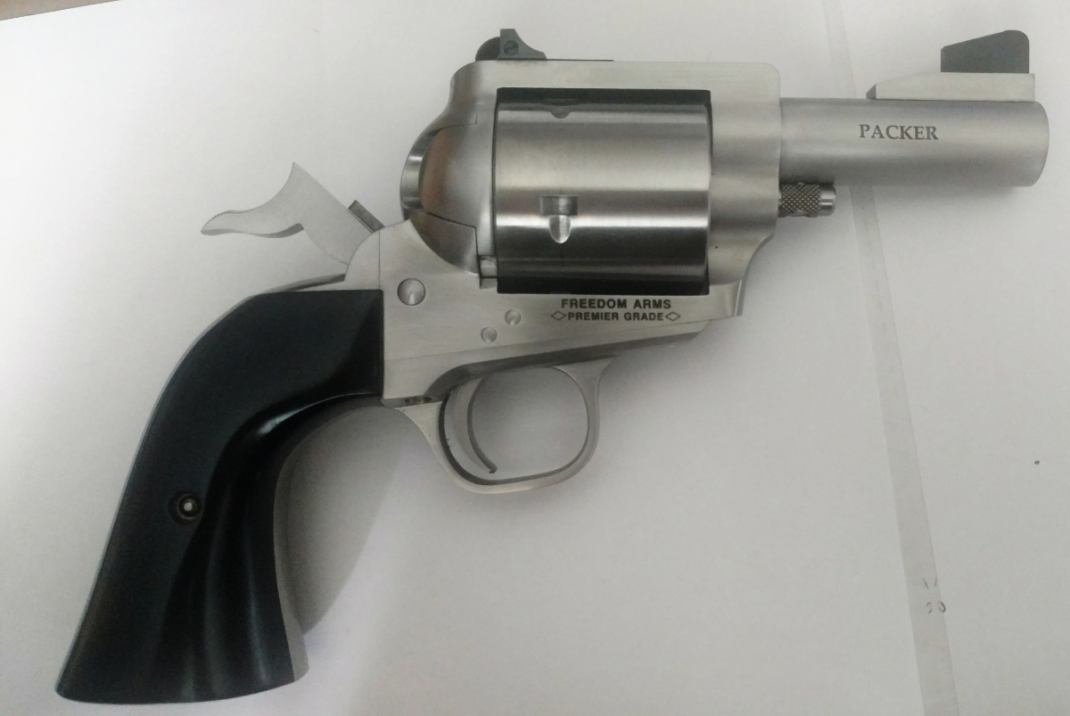 Freedom Arms Packer, Heavy Stainless Steel 3", 5-Shot Revolver, -200 ...