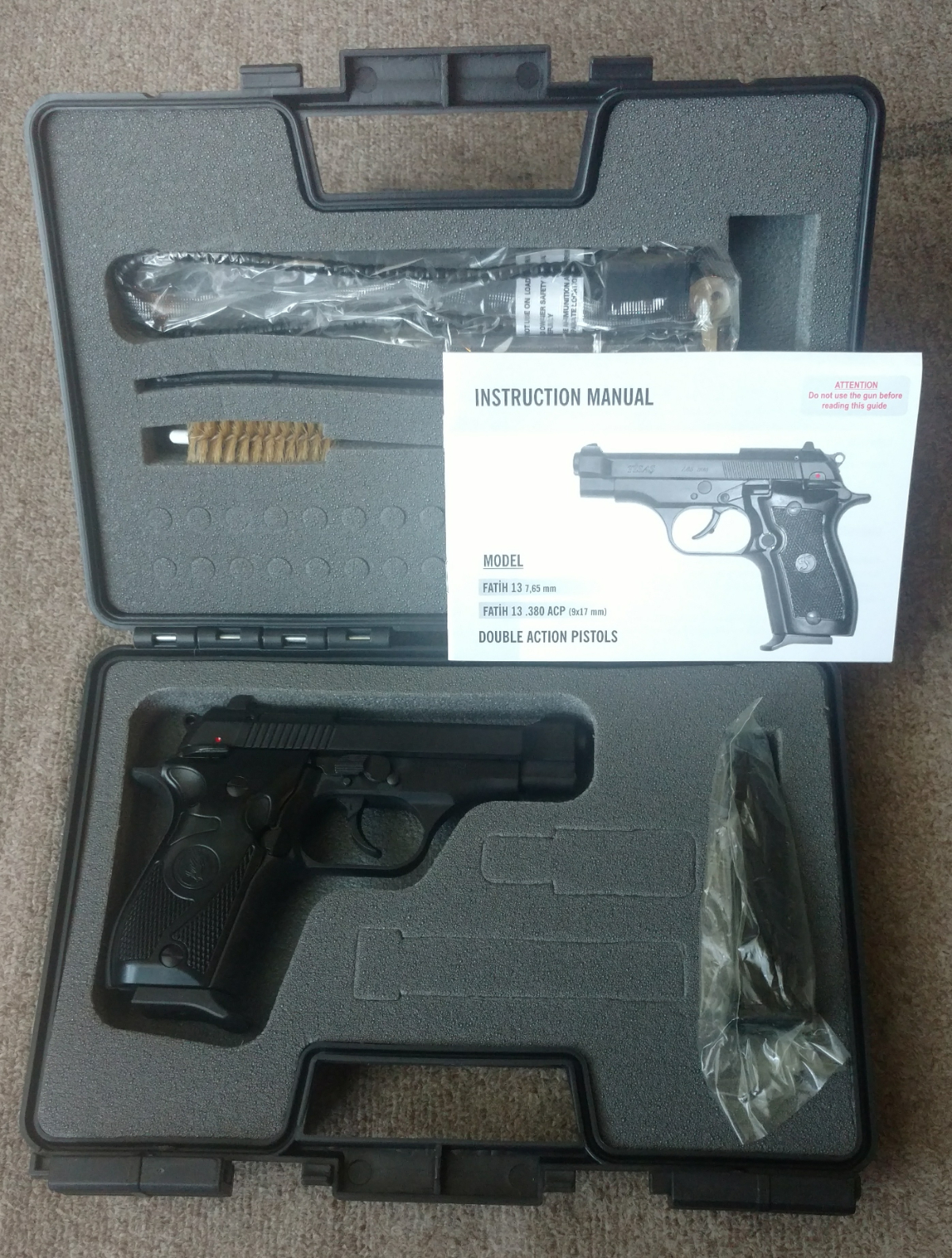 Tisas Fatih13 Copy Of Beretta 85 Cheetah, 2-13 Rd Mags Cerakote Very ...