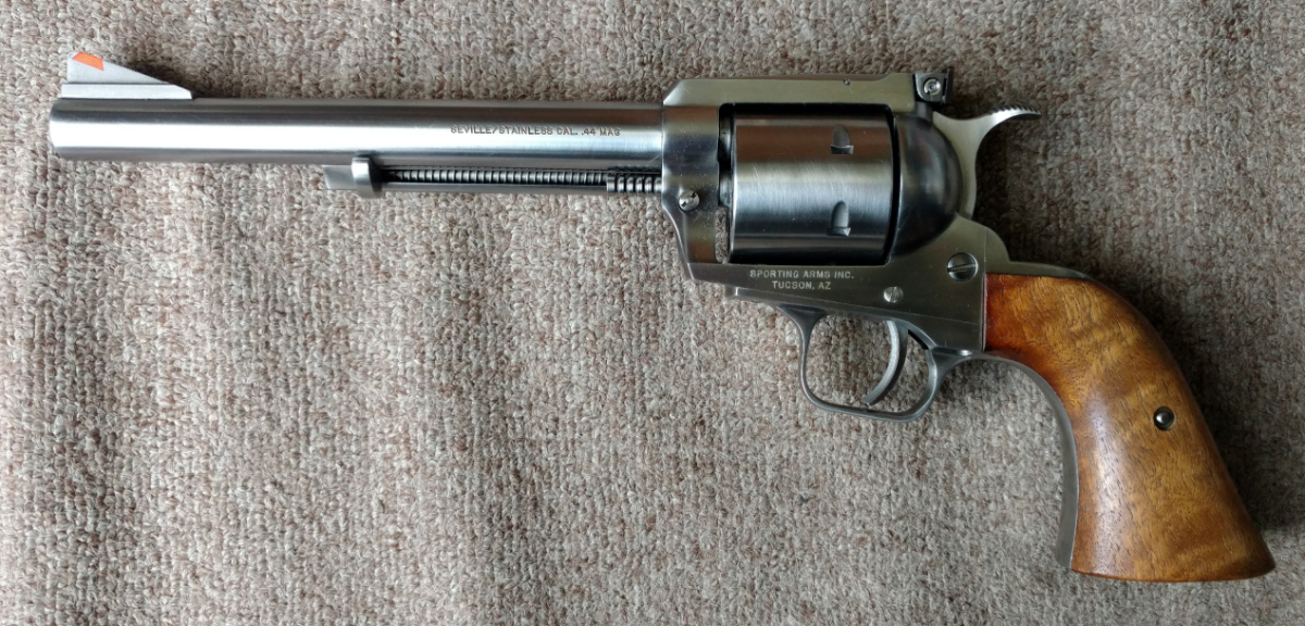 Sporting Arms, Inc In. Seville In. Stainless Steel 7.5 Revolver, Target ...