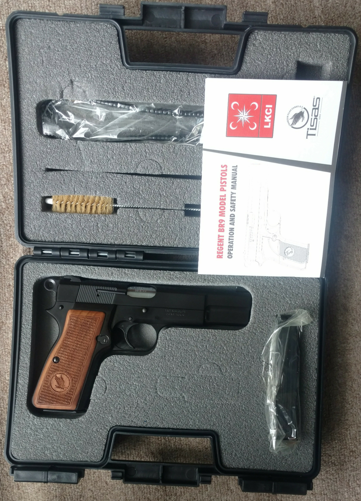 Tisas Regent Br9 Faithful Browning Hi Power Clone, 2-13 Rd. Magazines ...