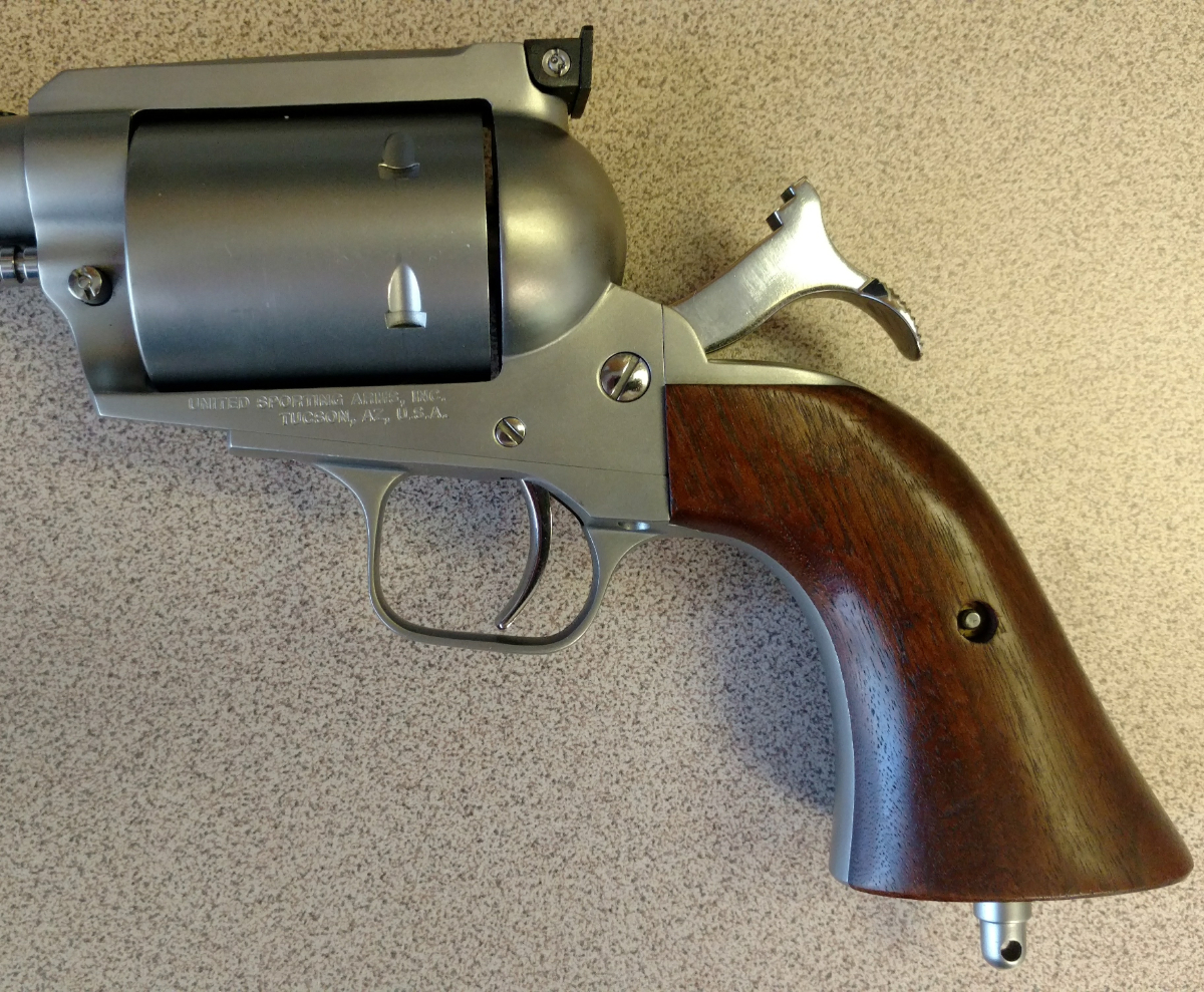 U.S. Arms Seville 7.5" Barrel, Unfluted Cylinder, Magnaported Revolver ...