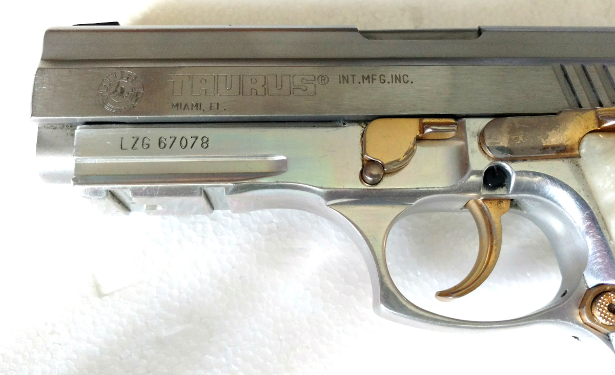 Taurus Pt38s With Gold Accents, Faux Mother Of Pearl Grips, Powerful ...