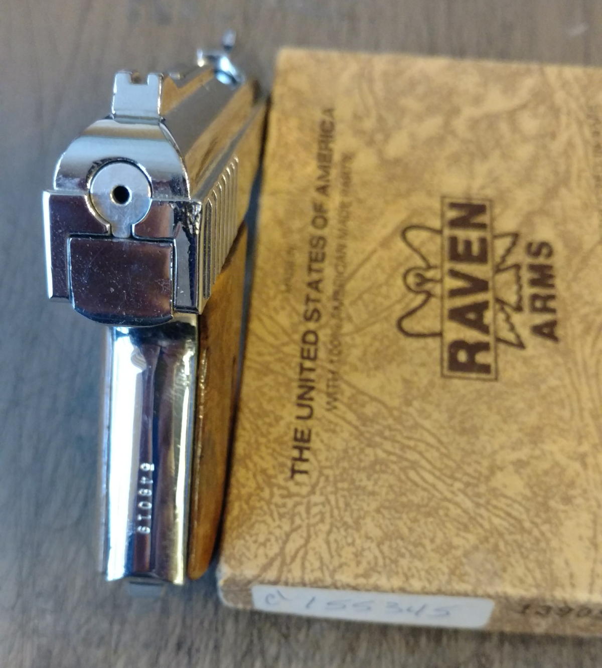 Raven Arms P-25 Shirt Pocket Pistol, Factory Box, Instructions, 2 ...