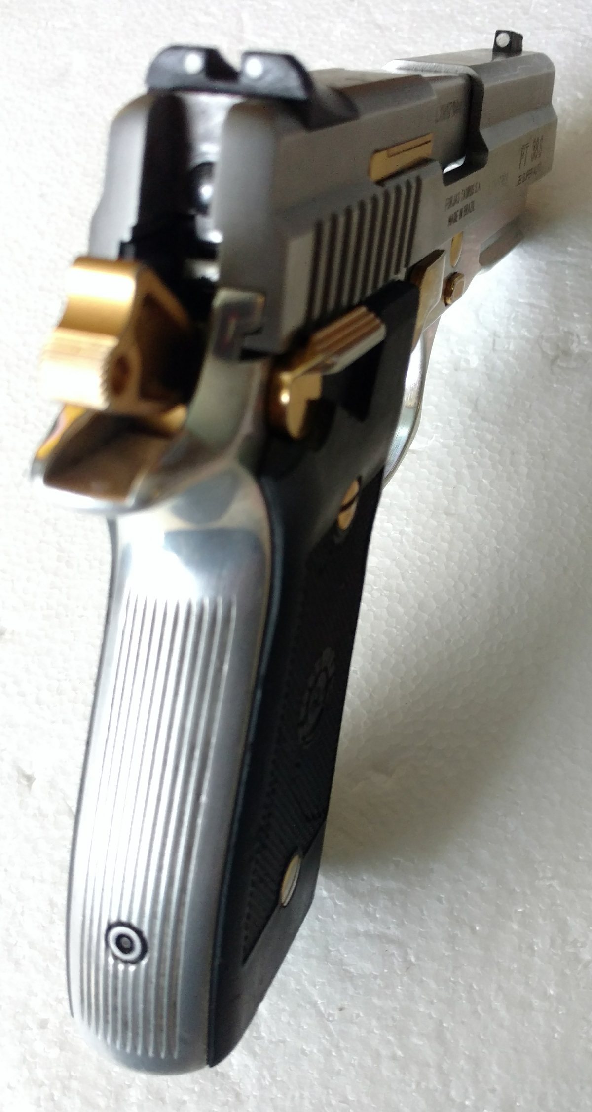 Taurus Pt38s With Gold Accents, Factory Black Plastic Grips, 2-10 Rd ...