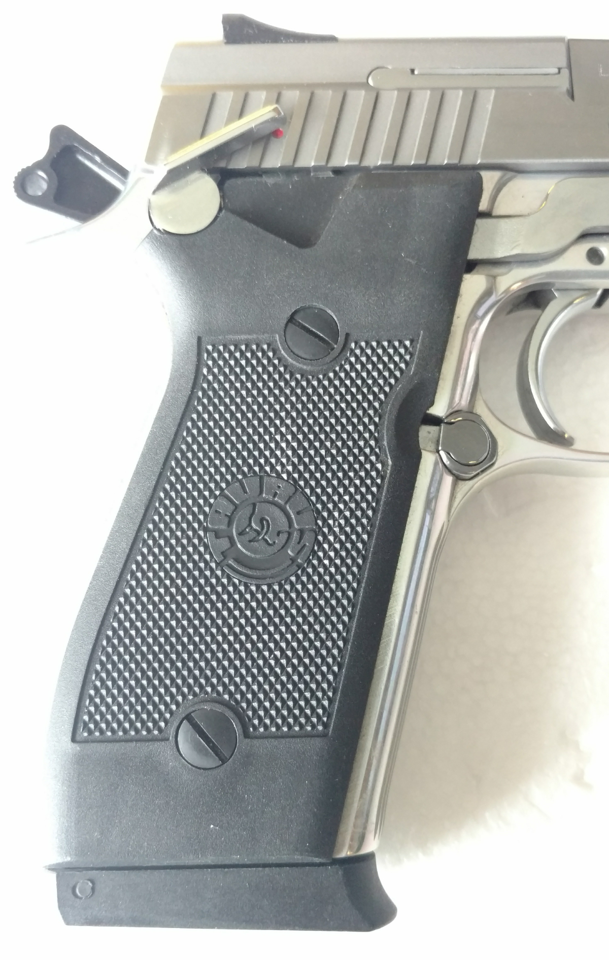 Taurus Pt38s Stainless Steel, Factory Black Plastic Grips, 2-10 Rd ...